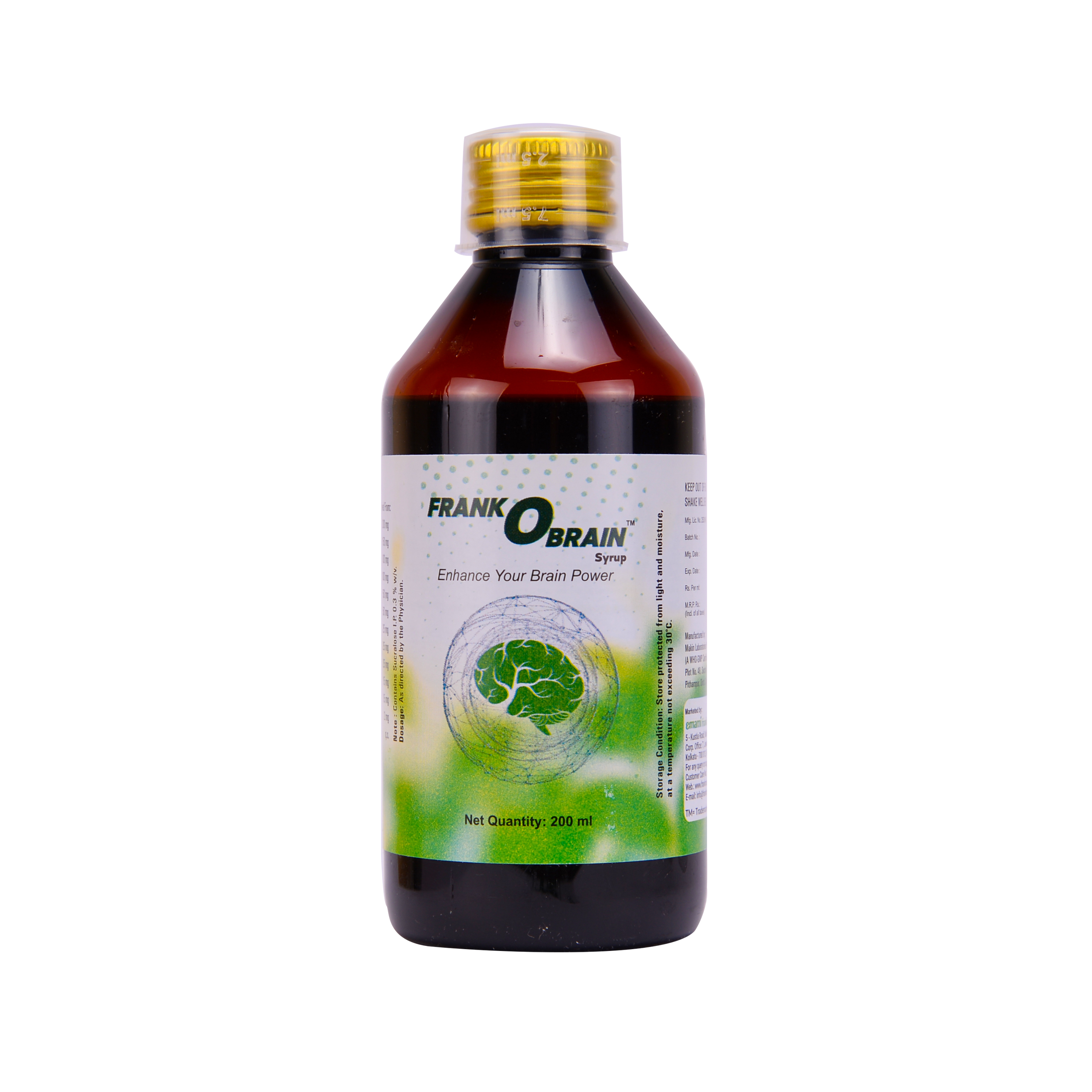 FRANK O BRAIN SYRUP 200ML – Rosscare