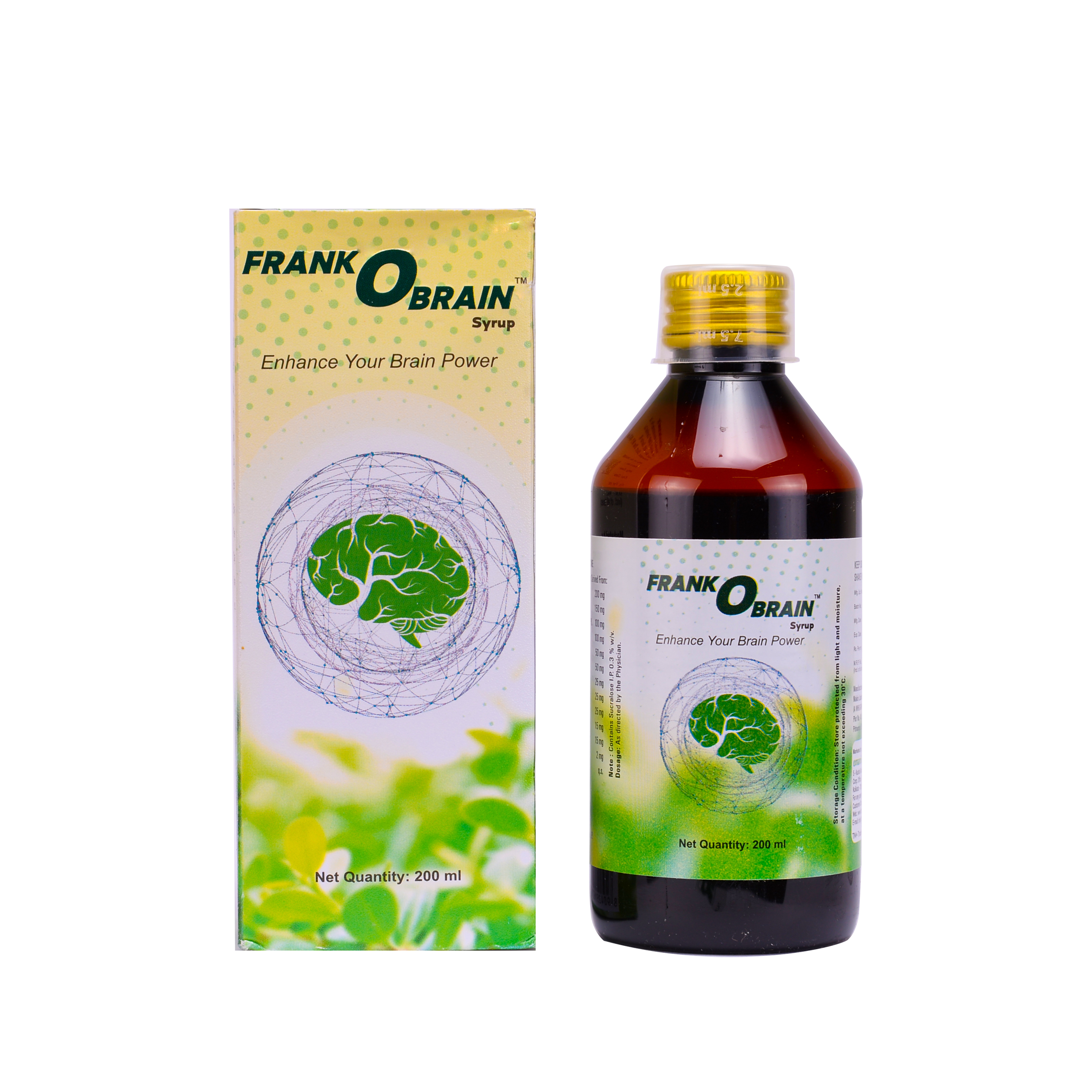 FRANK O BRAIN SYRUP 200ML – Rosscare